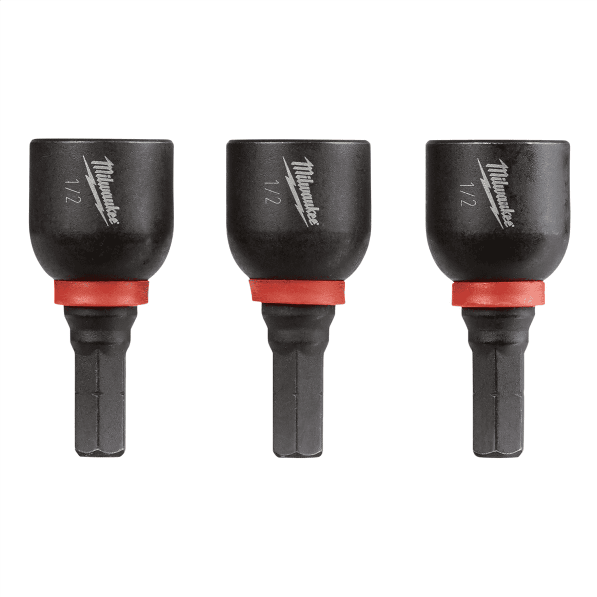 Milwaukee Tool SHOCKWAVE Impact Duty 1/2” Insert Magnetic Nut Driver ...