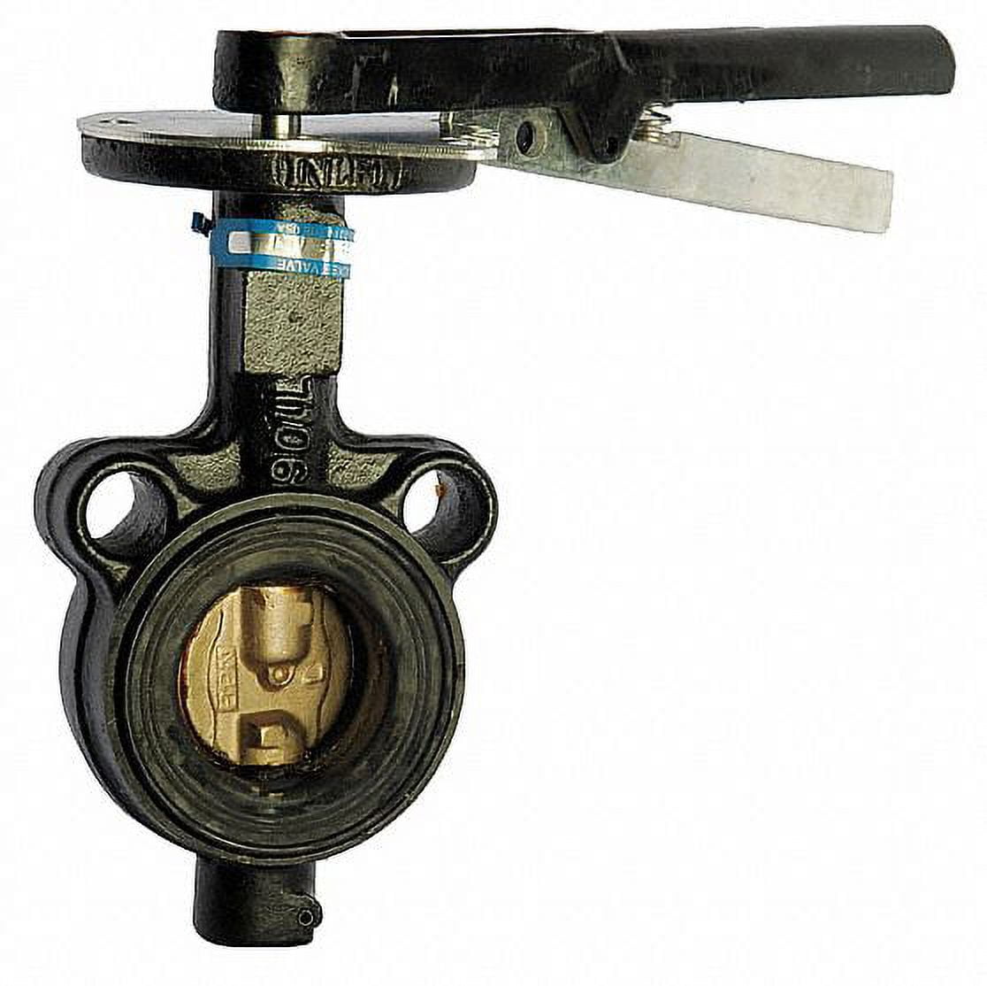 Milwaukee Valve Butterfly Valve,Wafer,Pipe Size 5 In MW-233E 5 ...