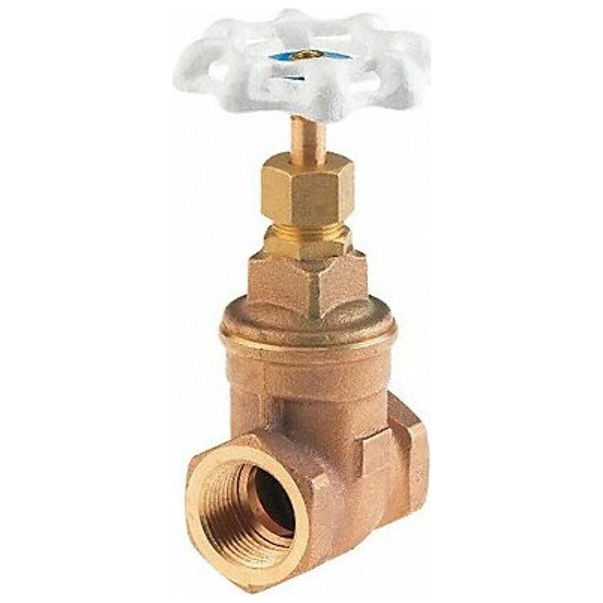 MILWAUKEE VALVE UP105 2 Gate Valve, 2 In., Bronze, Non-Rising Stem ...