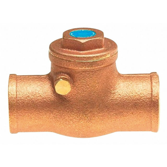Milwaukee Valve Swing Check Valve,Brass,1-1/4",Sweat UP0968000114 ...