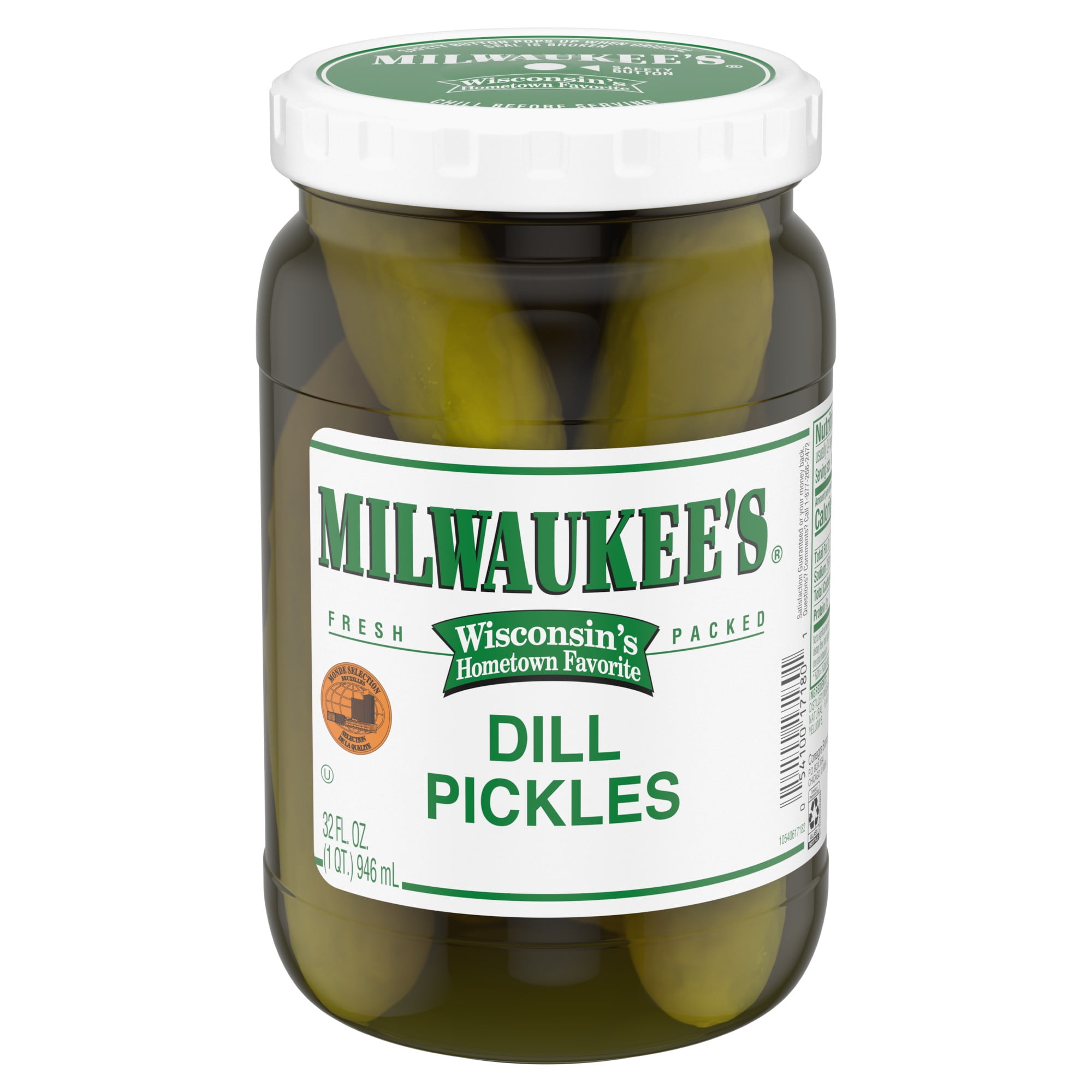 Milwaukee's Dill Pickles, 32 fl oz. - Walmart.com