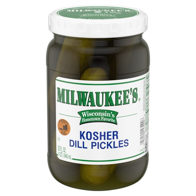 Milwaukee's Kosher Dill Pickles, 32 oz. - Walmart.com