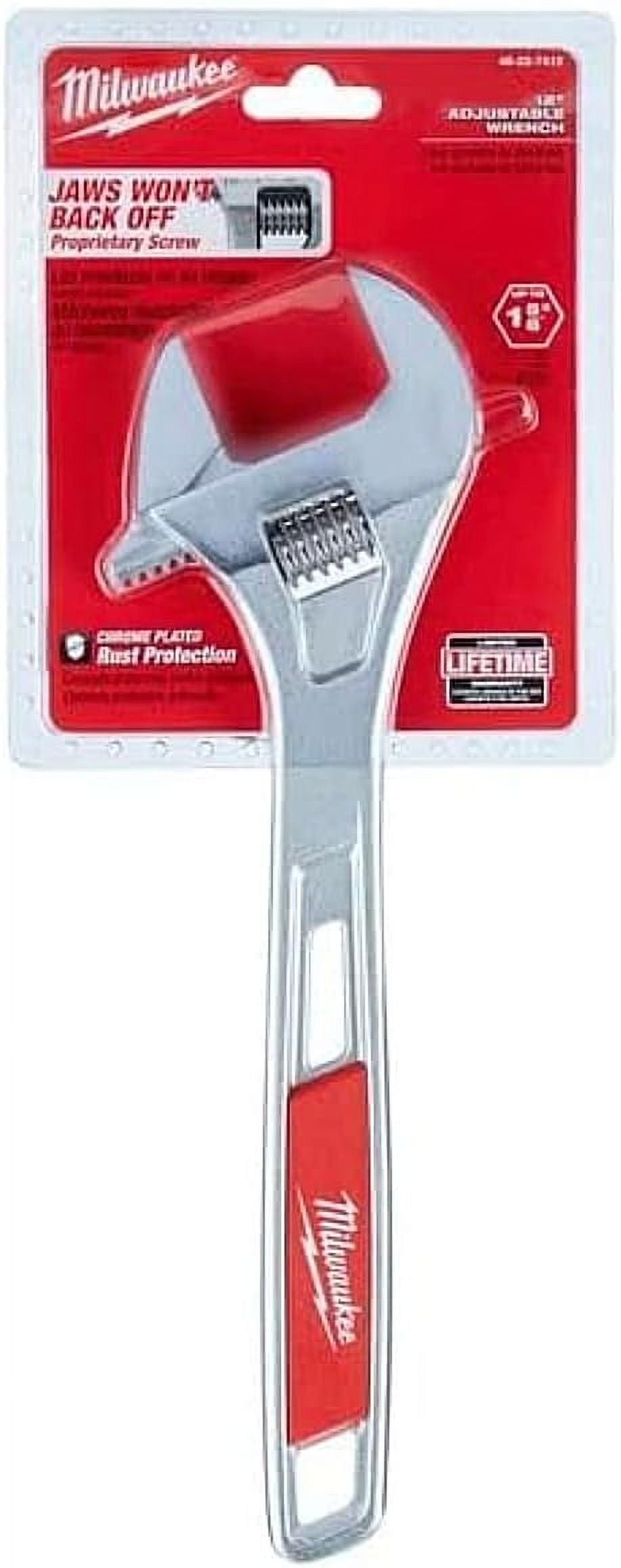 Milwaukees 𝗠𝗶𝗹𝘄𝗮𝘂𝗸𝗲𝗲 12 inches Adjustable Wrench + free TPT Premium ...