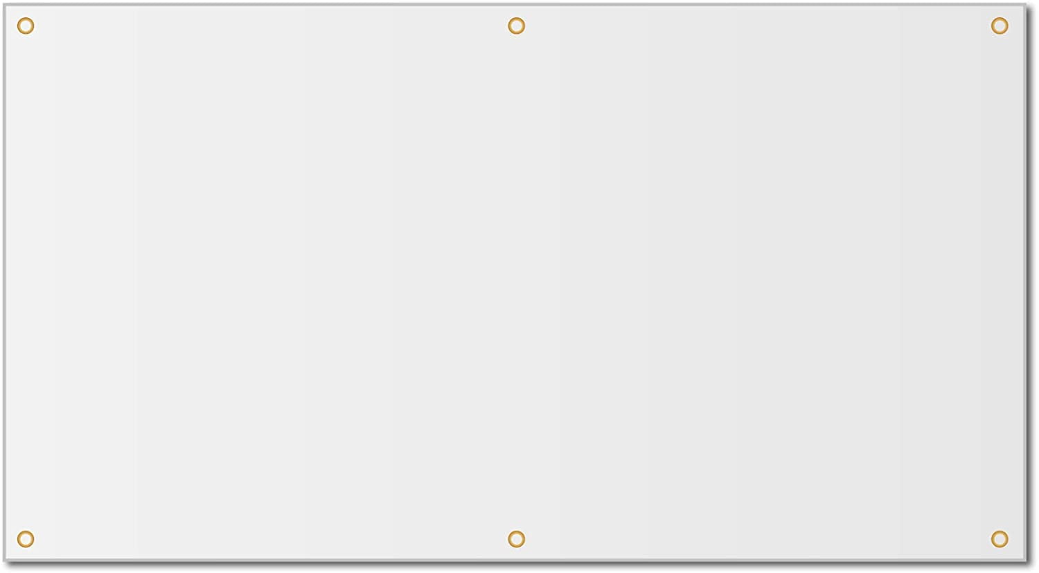 Milweb1 - Blank White Vinyl Banner Sign with Grommets (3'x4') - Walmart.com