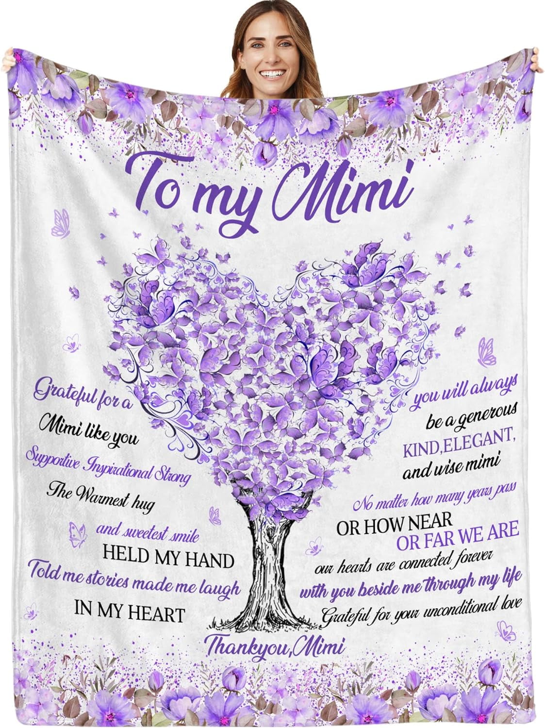 Mimi Blanket from Granddaughter/Grandson,Mimi Throw Blanket (Mimi) Mimi ...