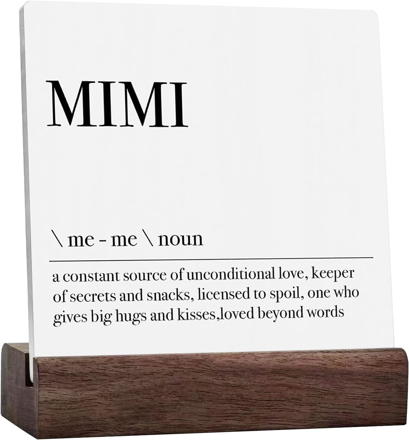 Mimi Definition Decorative Grandma Gifts Rustic Desk Decorations For ...