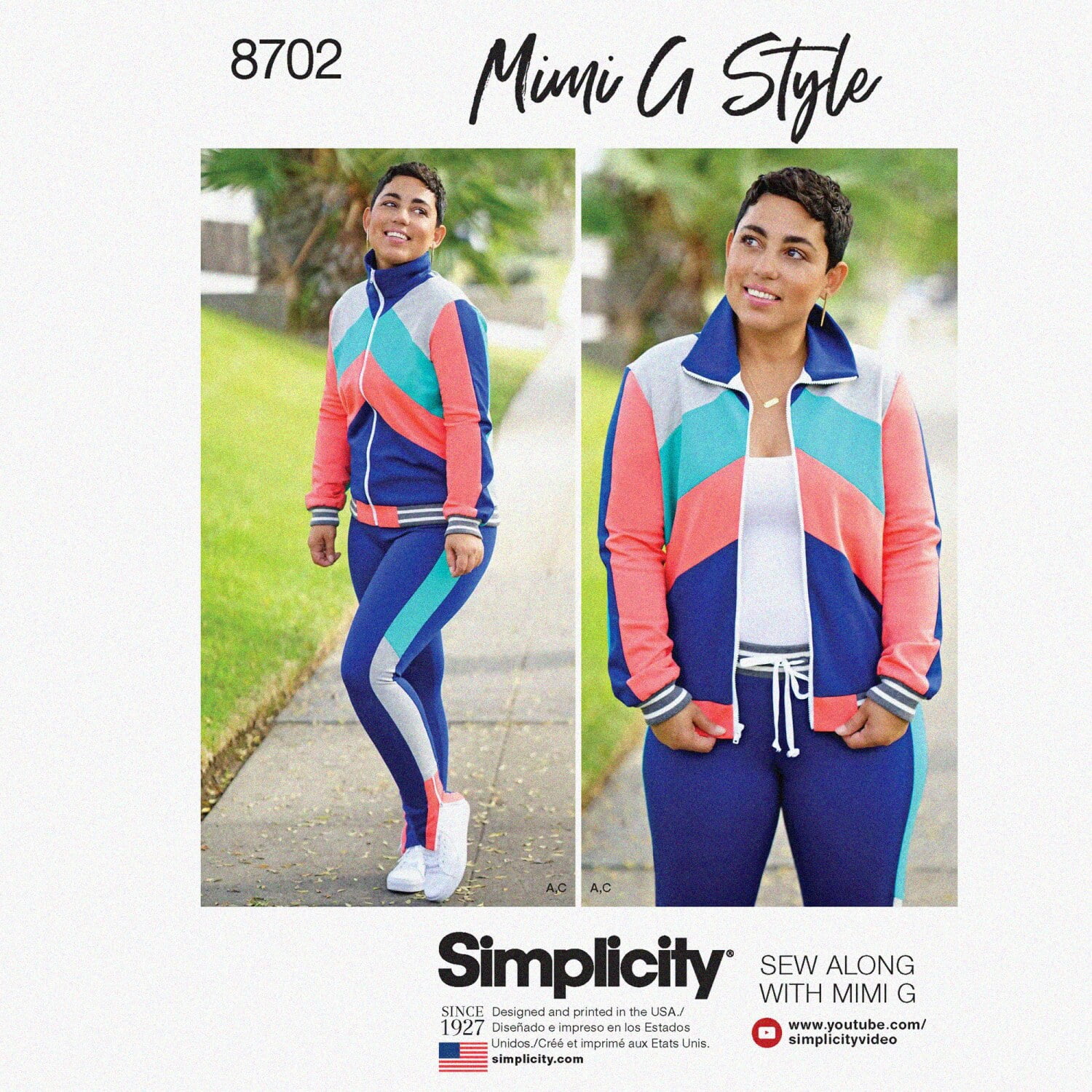 Mimi G's ChicFit Sewing Patterns: Women's Jackets & Leggings, Sizes 6 ...