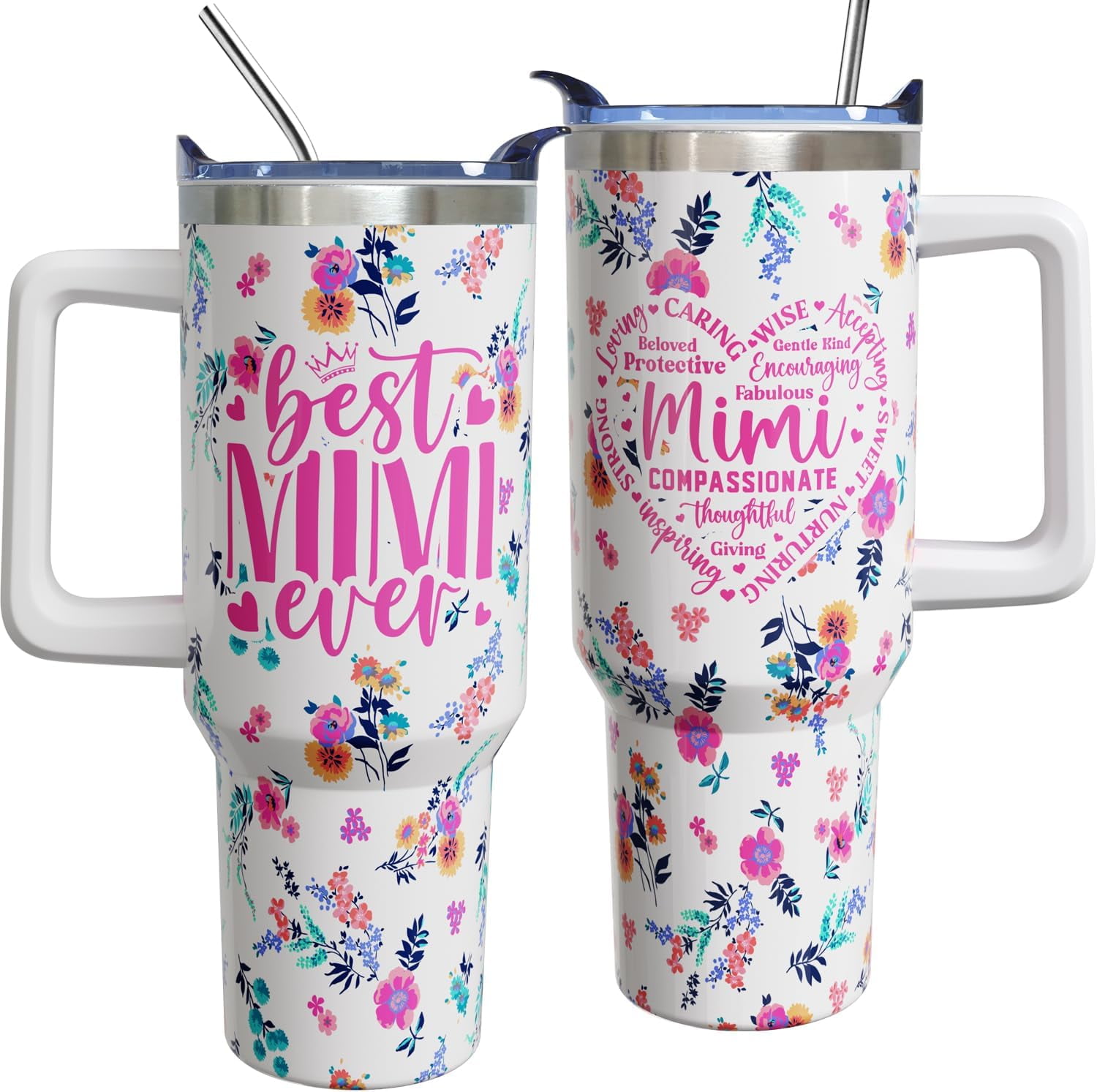 Mimi Mothers Day Gifts for Women Grandma from Grandkids, 40 oz Best ...