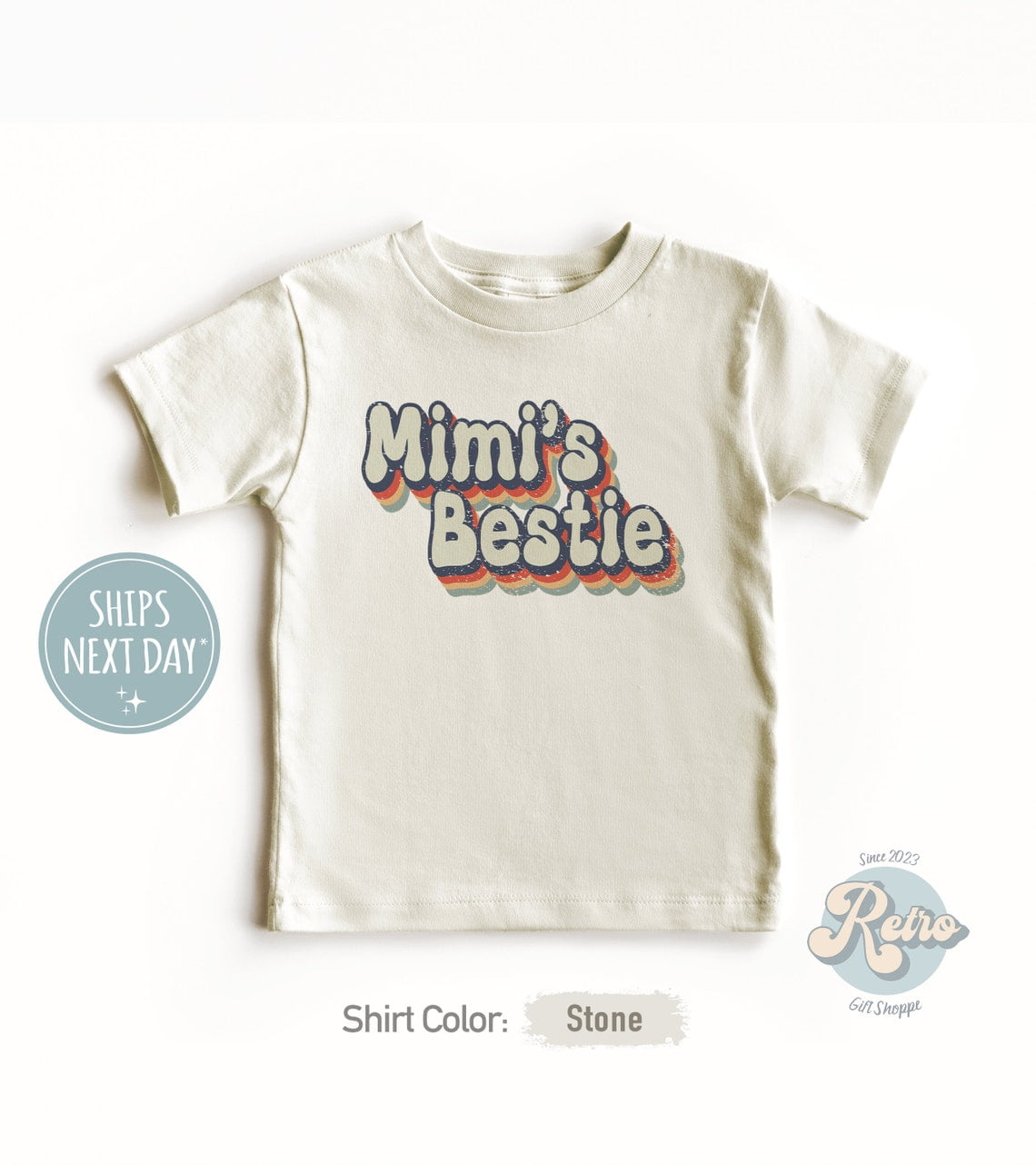 Mimi'S Bestie Toddler Shirt - I Love My Mimi Kids Tee - Mother'S Day ...