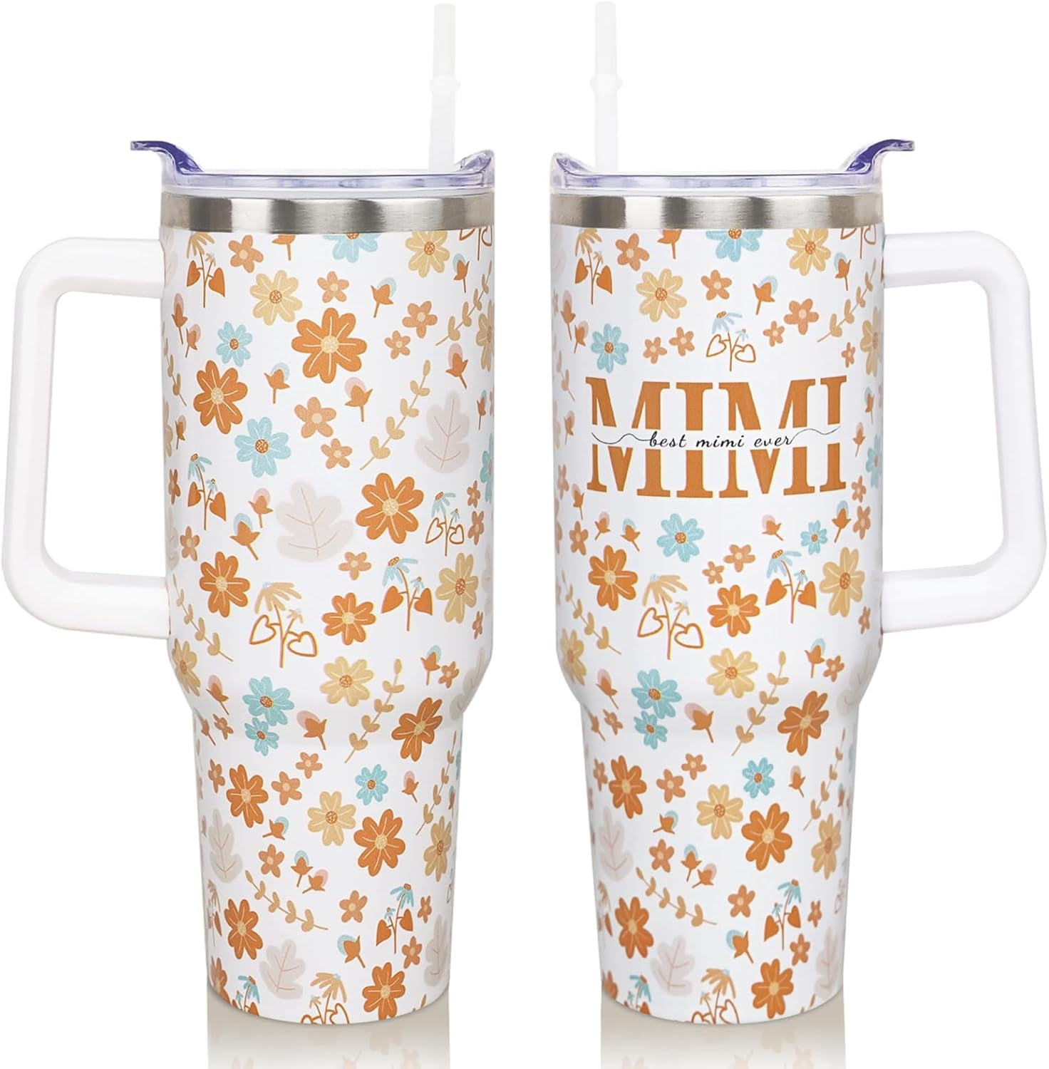 Mimi Tumbler 40 Oz, Birthday &, Mimi Cup Coffee Mug Stainless Steel 40 ...