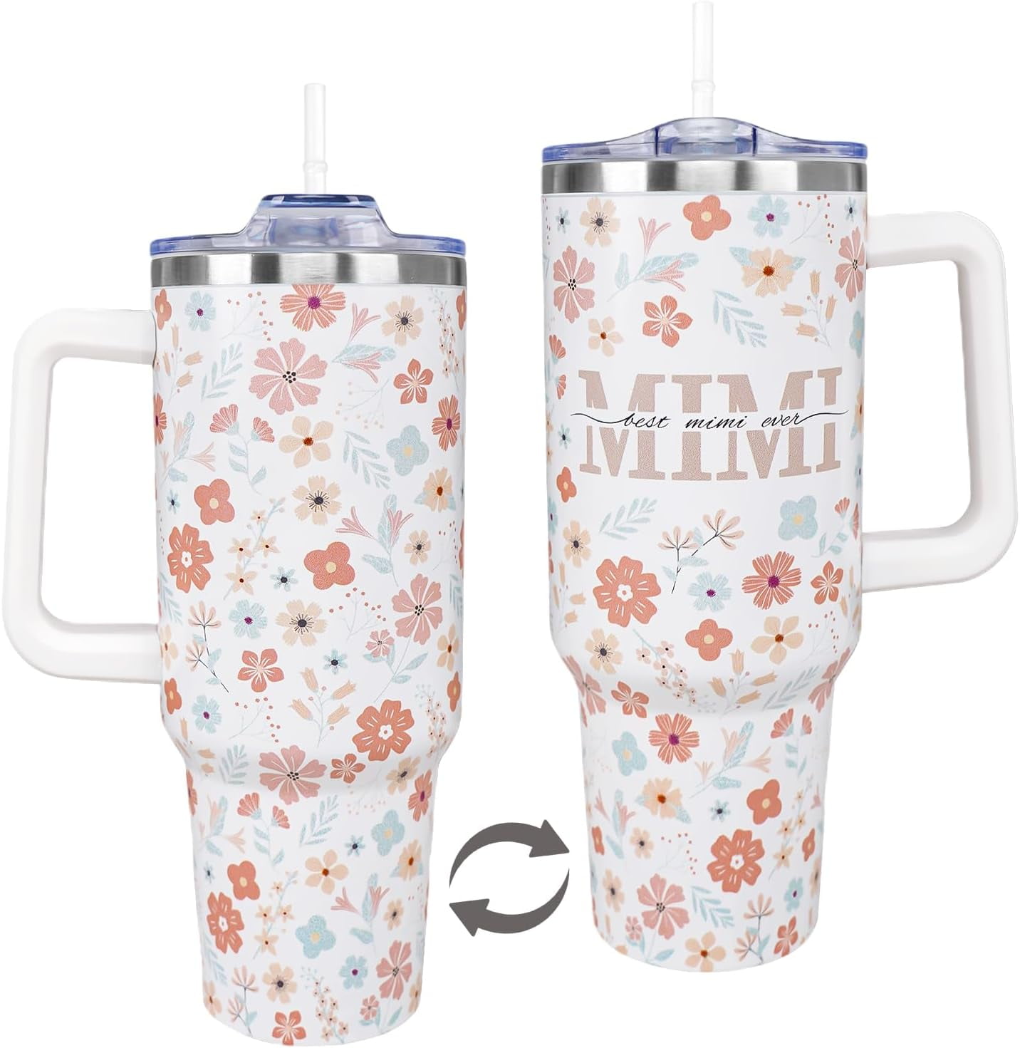 Mimi Tumbler 40 Oz, Mimi Mothers Day Gifts, Mimi Gifts for Christmas ...