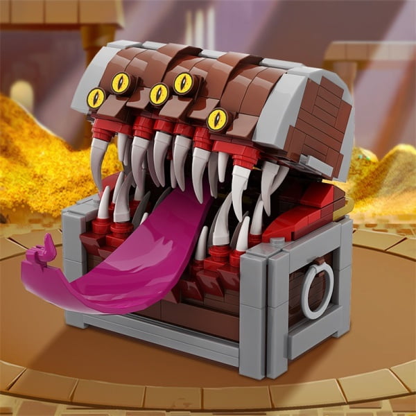 Mimic Treasure Chest Building Sets Dragons Board Game Monster Model ...