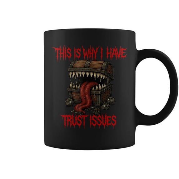 Mimic Trust Issues Tabletop Rpg Gaming Coffee Mugs - Walmart.com