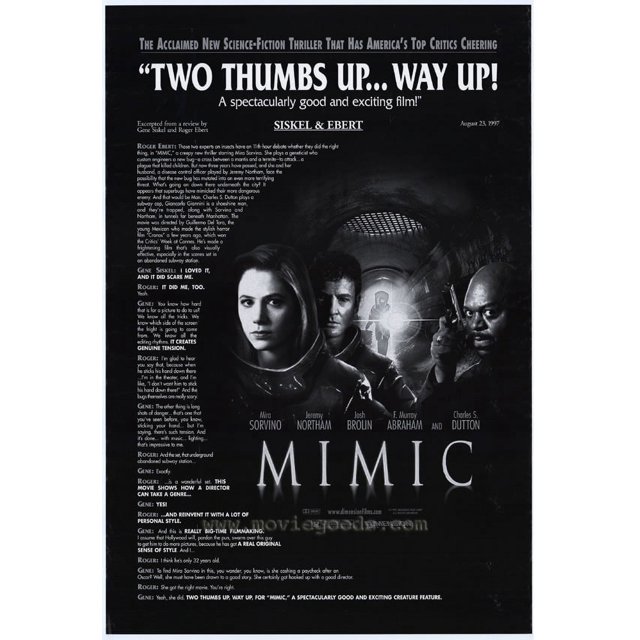 Mimic - movie POSTER (Style C) (11" x 17") (1997) - Walmart.com