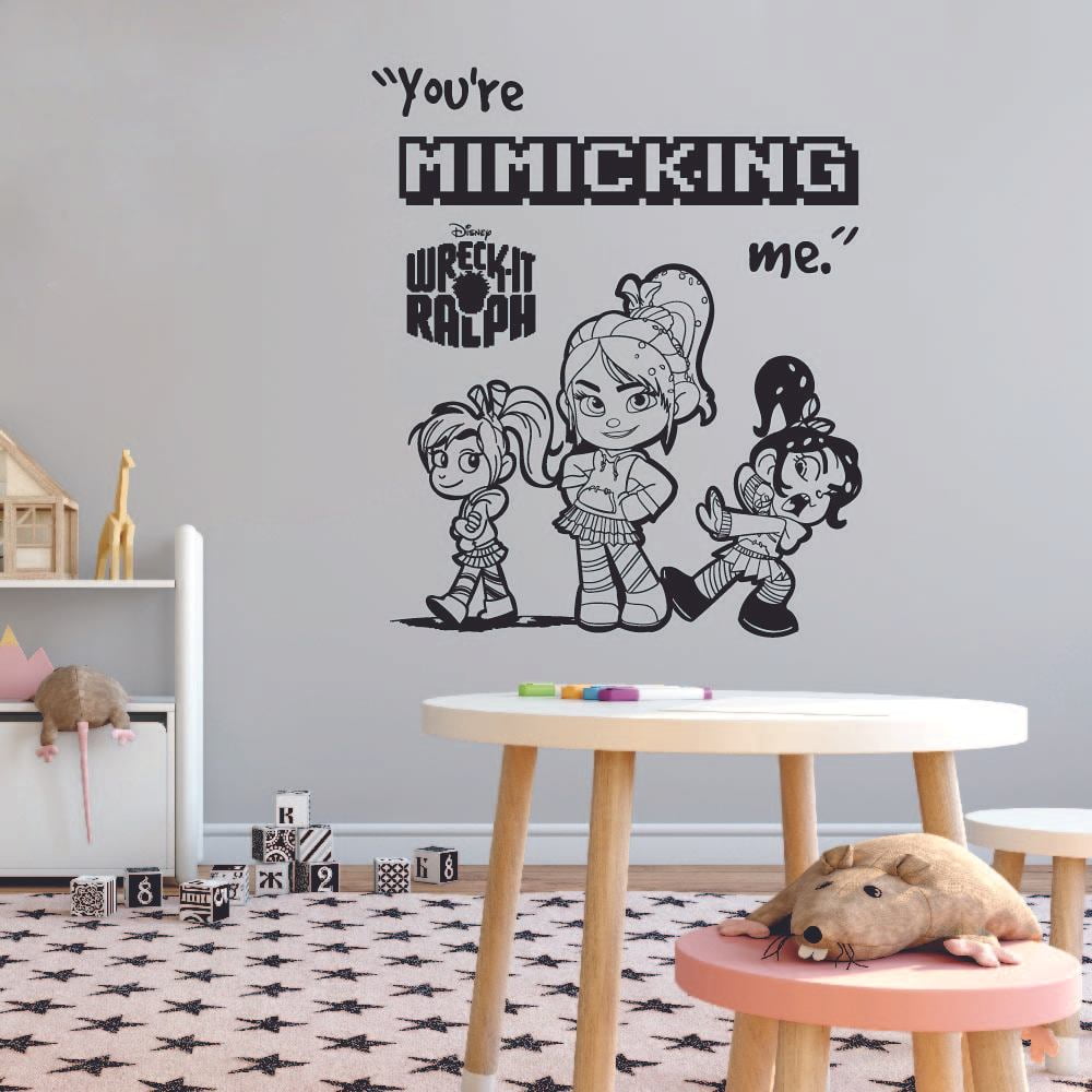 You're Mimicking Me - Vanellope Wreck It Ralph Disney Movie Vinyl Wall ...