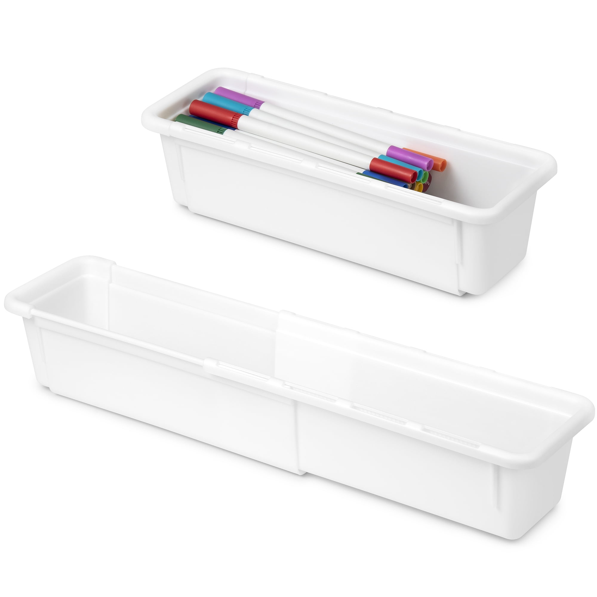 Mimifly Drawer Organiser, Expandable Drawer Organiser for Kitchen ...