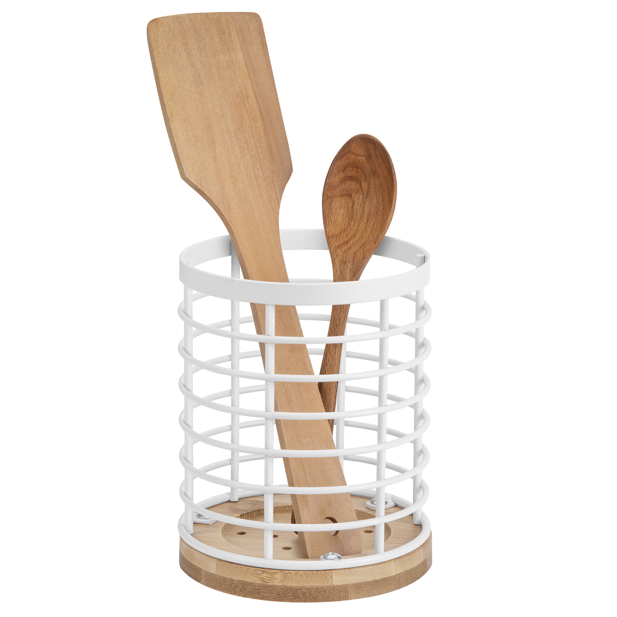 Mimifly Kitchen Counter Utensil Holder Organiser,Metal Wire Cooking ...