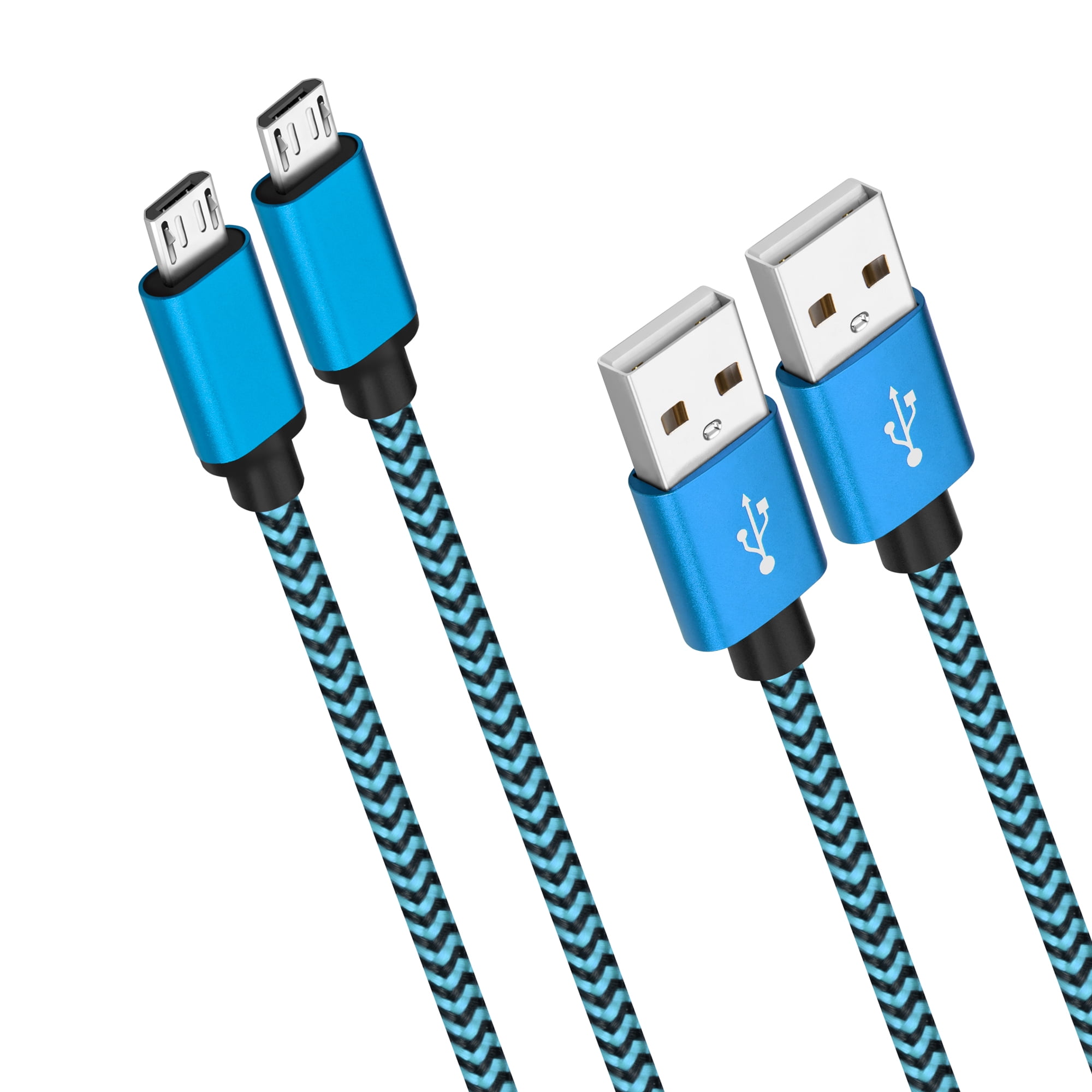 Mimifly Micro USB Cable 10FT, 2-Pack High Speed Extra Long Charging ...