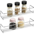 Mimifly Spice Rack Organiser, 2-Tier Wall Mounted Spice Shelf for ...