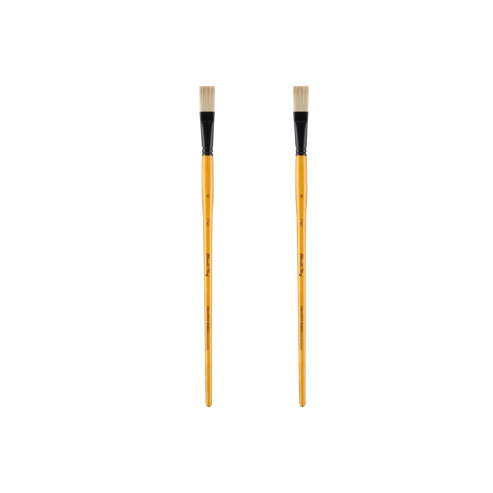 Creative Mark Mimik Hog Professional Synthetic Hog Bristle Paint Brush ...