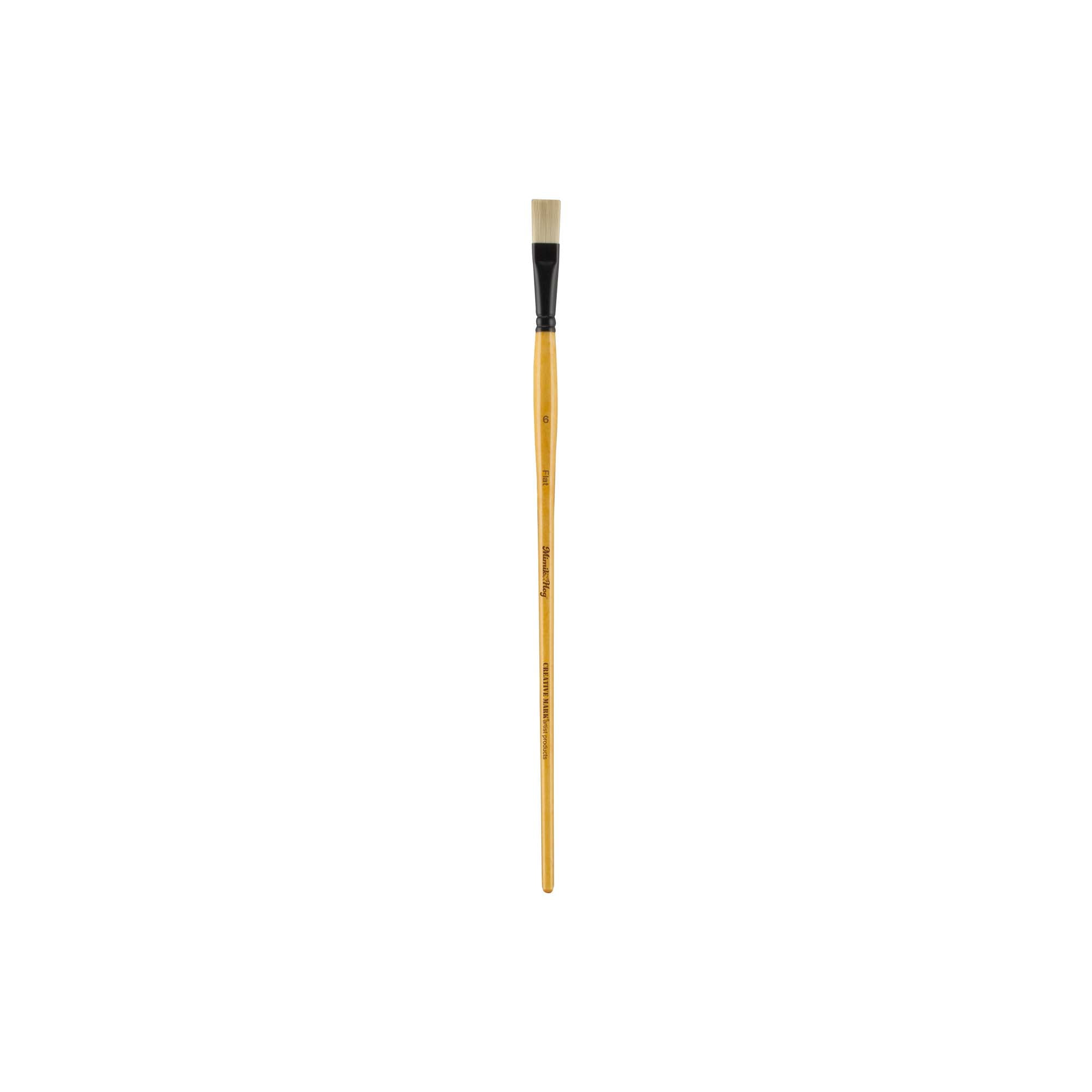 Mimik Hog Professional Synthetic Hog Bristle Paint Brush - Versatile ...