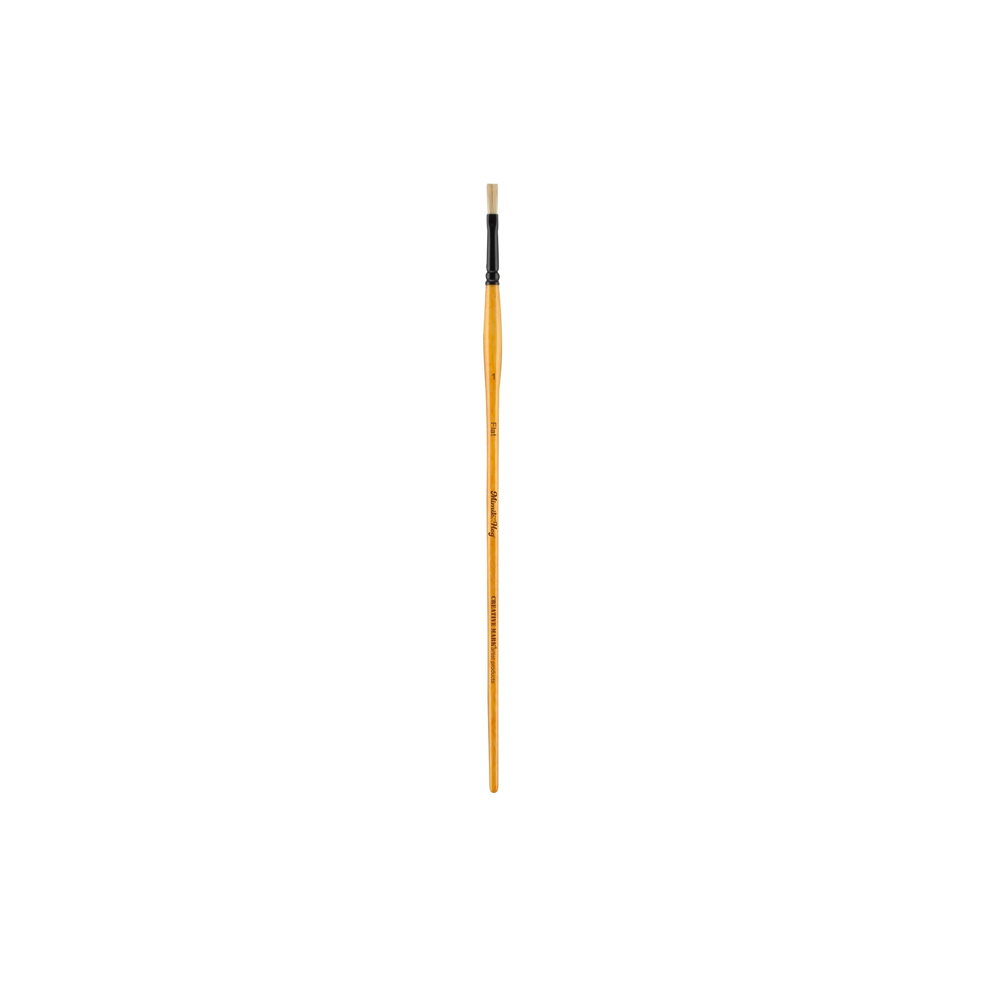 Mimik Hog Professional Synthetic Hog Bristle Paint Brush - Versatile ...