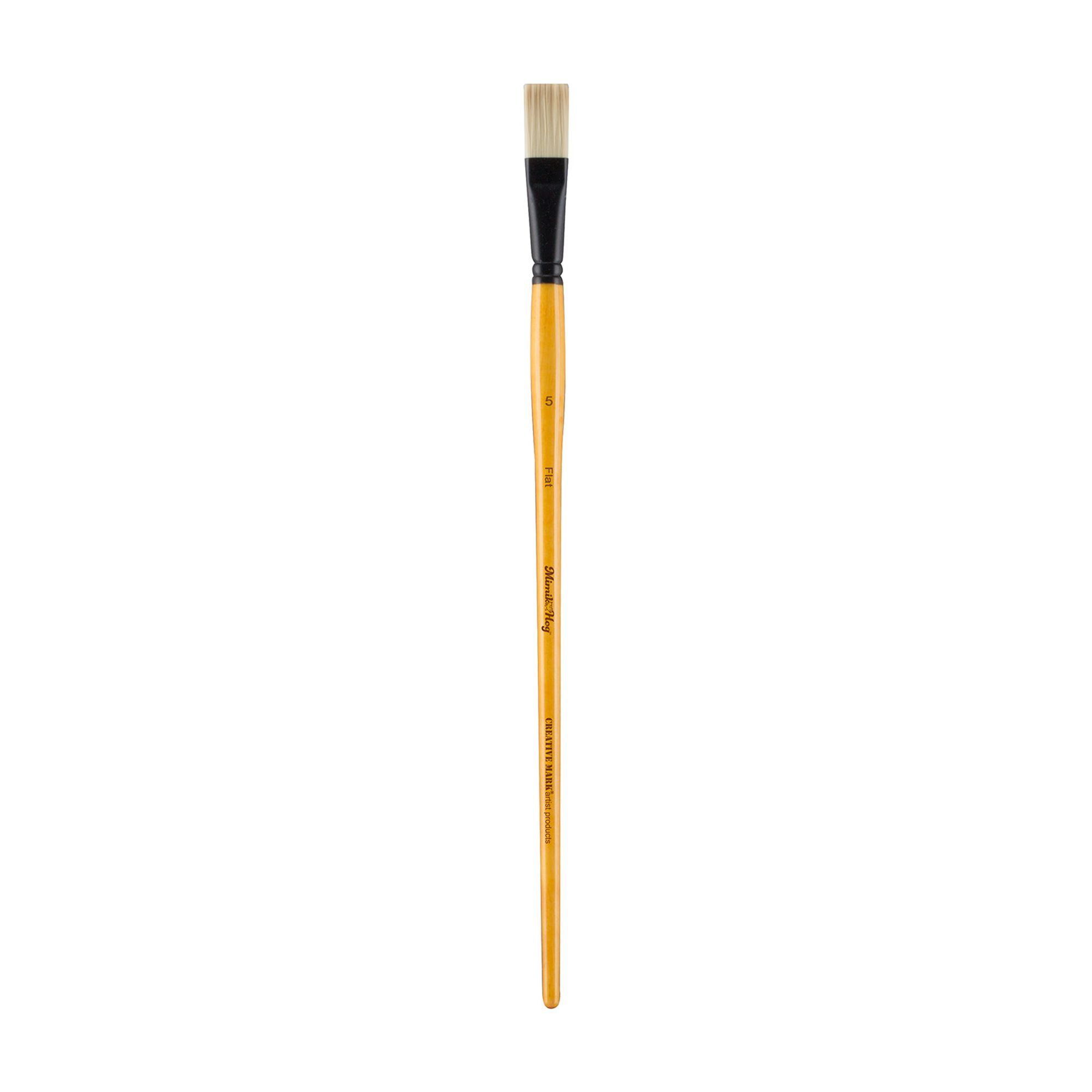 Mimik Hog Professional Synthetic Hog Bristle Paint Brush - Versatile ...