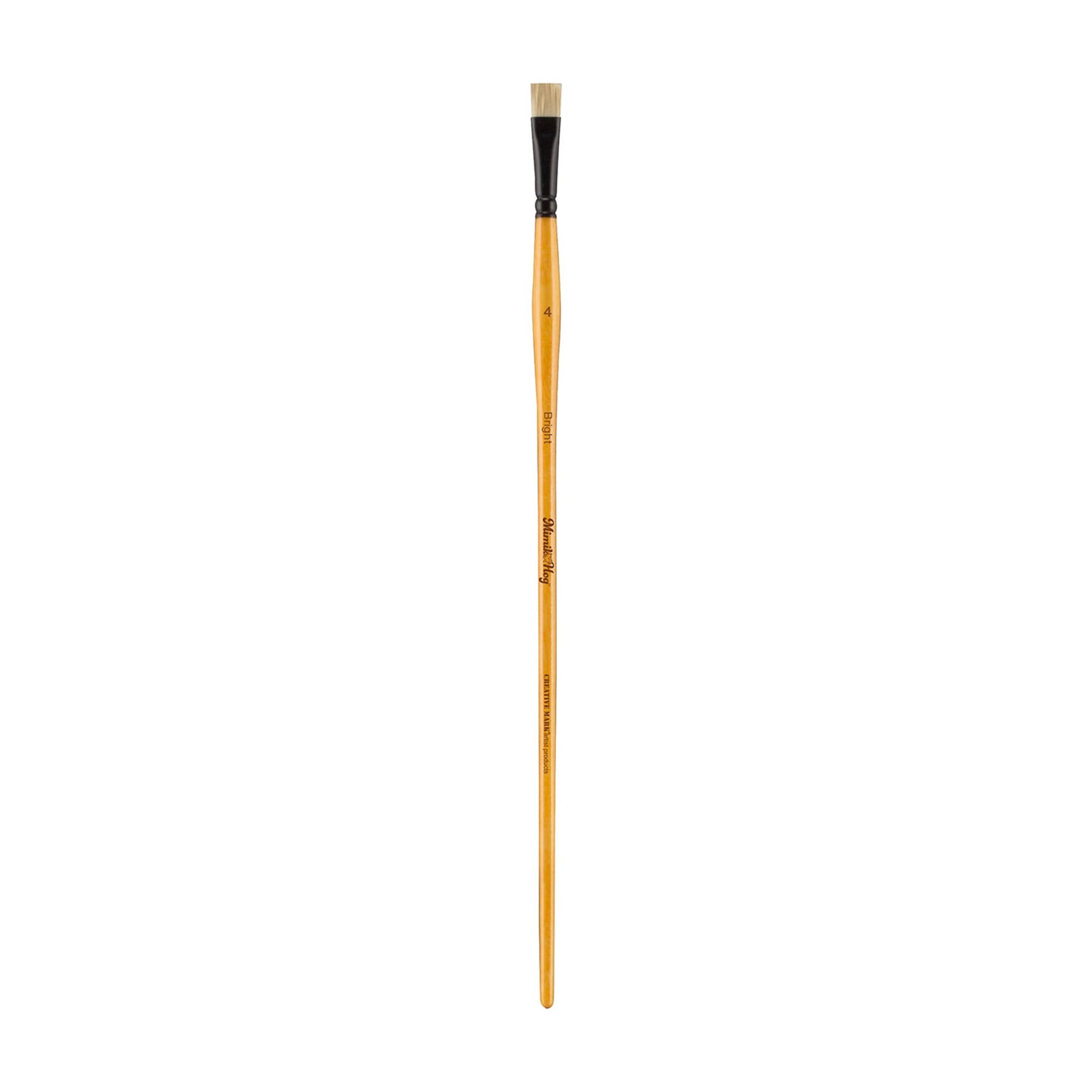 Mimik Hog Professional Synthetic Hog Bristle Paint Brush - Versatile ...