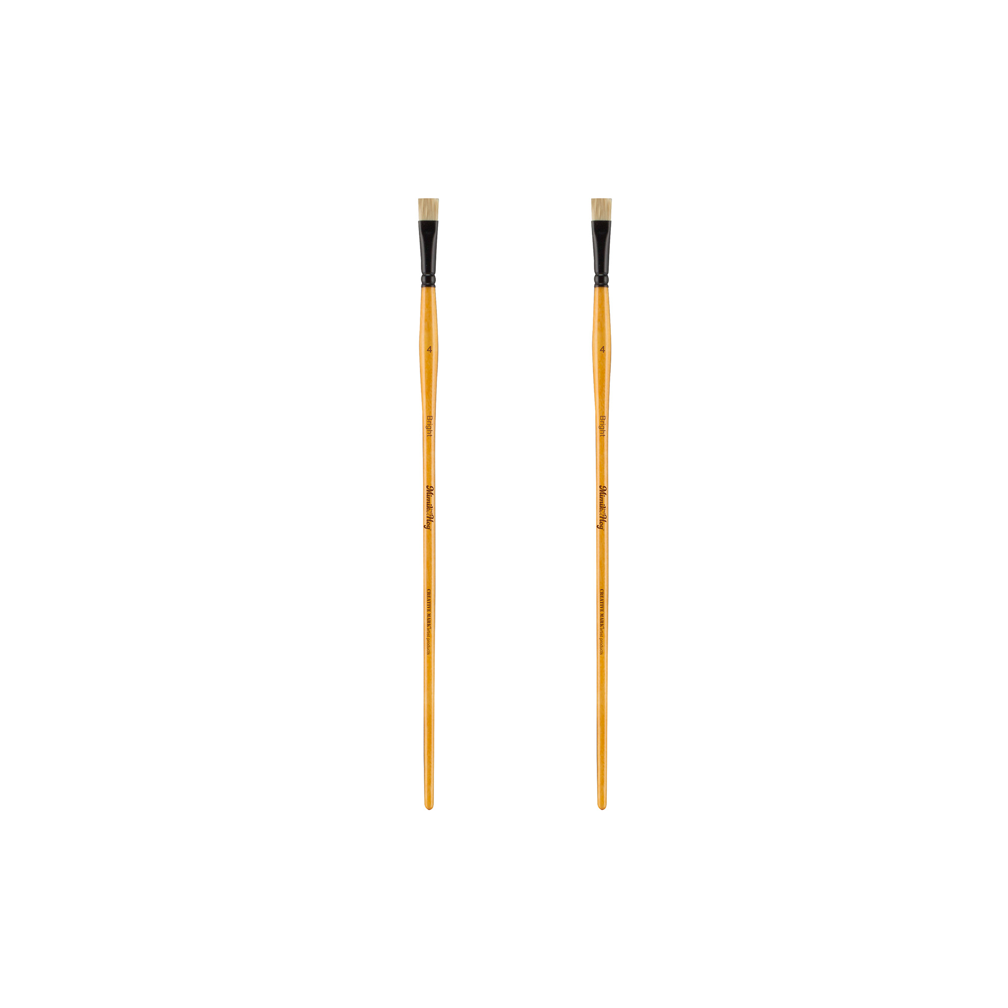 Mimik Hog Professional Synthetic Hog Bristle Paint Brush - Versatile ...