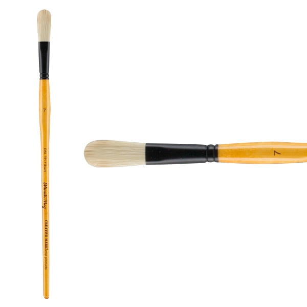 Mimik Hog Professional Synthetic Hog Bristle Paint Brush- Versatile ...