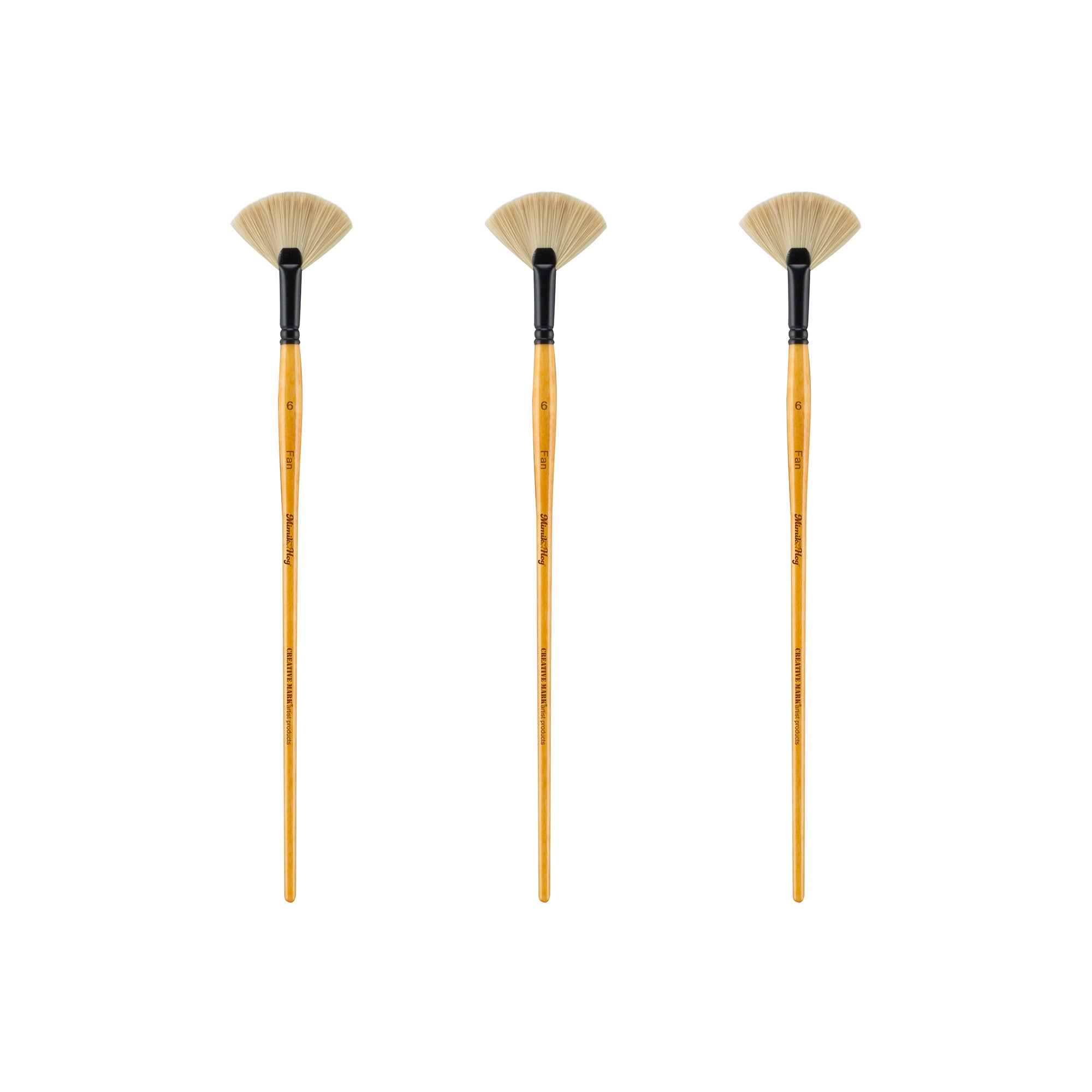 Mimik Hog Professional Synthetic Hog Bristle Paint Brush- Versatile ...