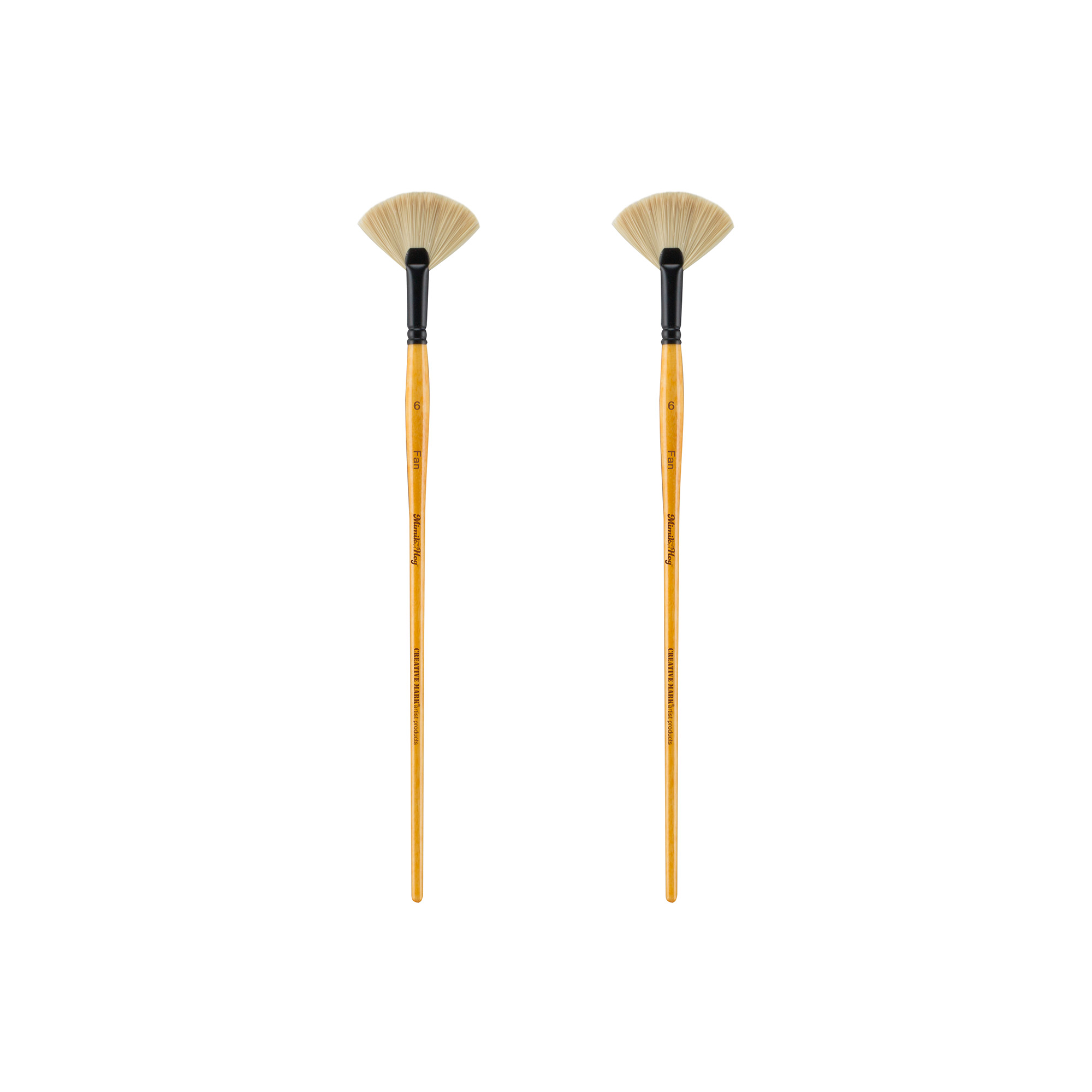 Mimik Hog Professional Synthetic Hog Bristle Paint Brush- Versatile ...