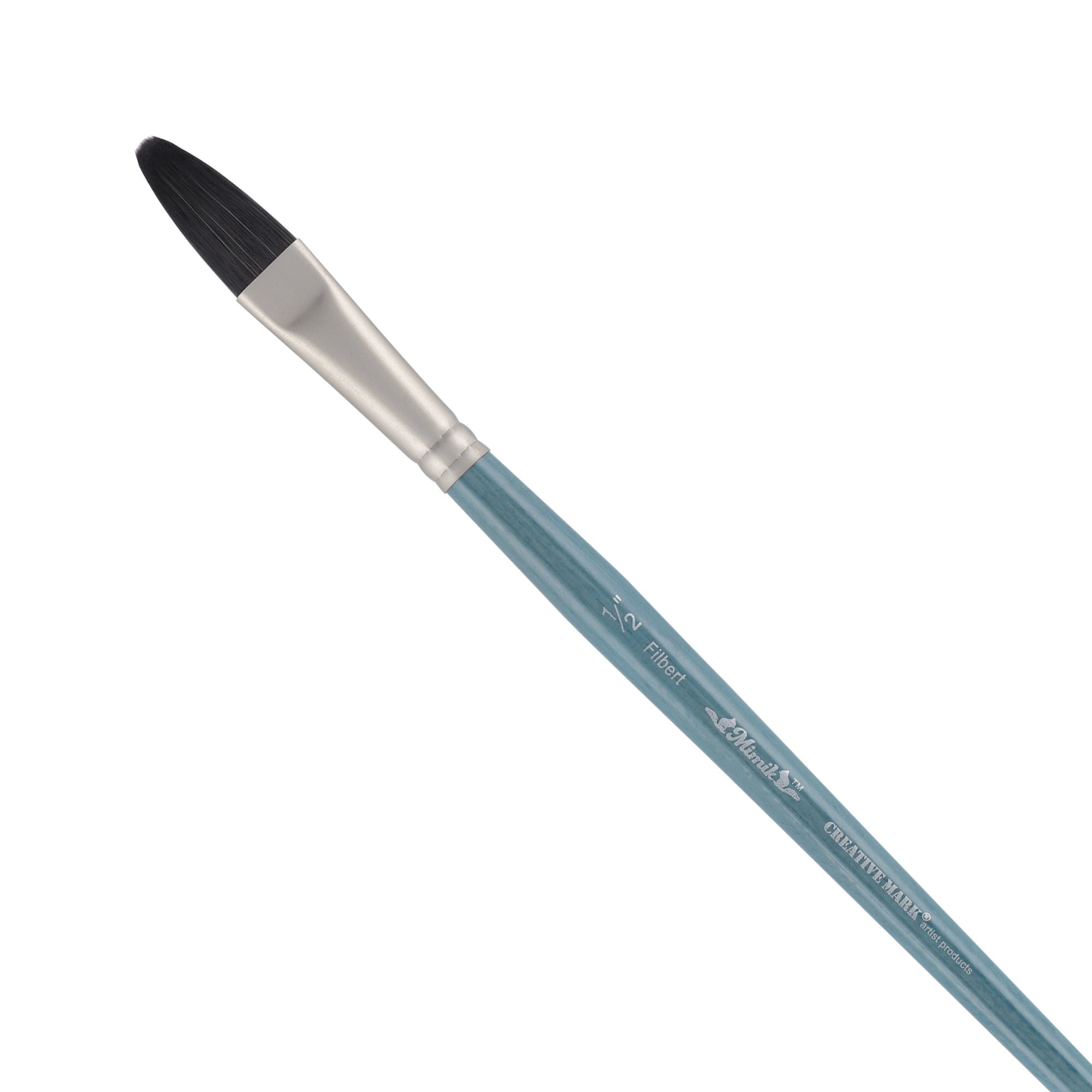 Mimik Professional Watercolor Brushes - Filbert 1/2" - Synthetic ...