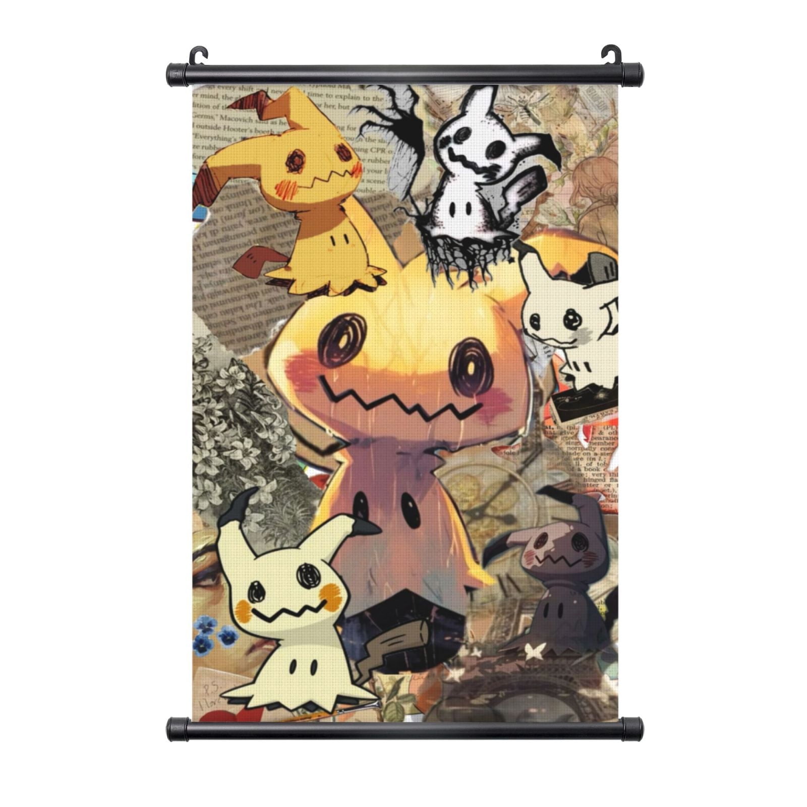 Hanging Poster Prints Canvas PVC Scroll Shaft Wall Art Painting Wall ...