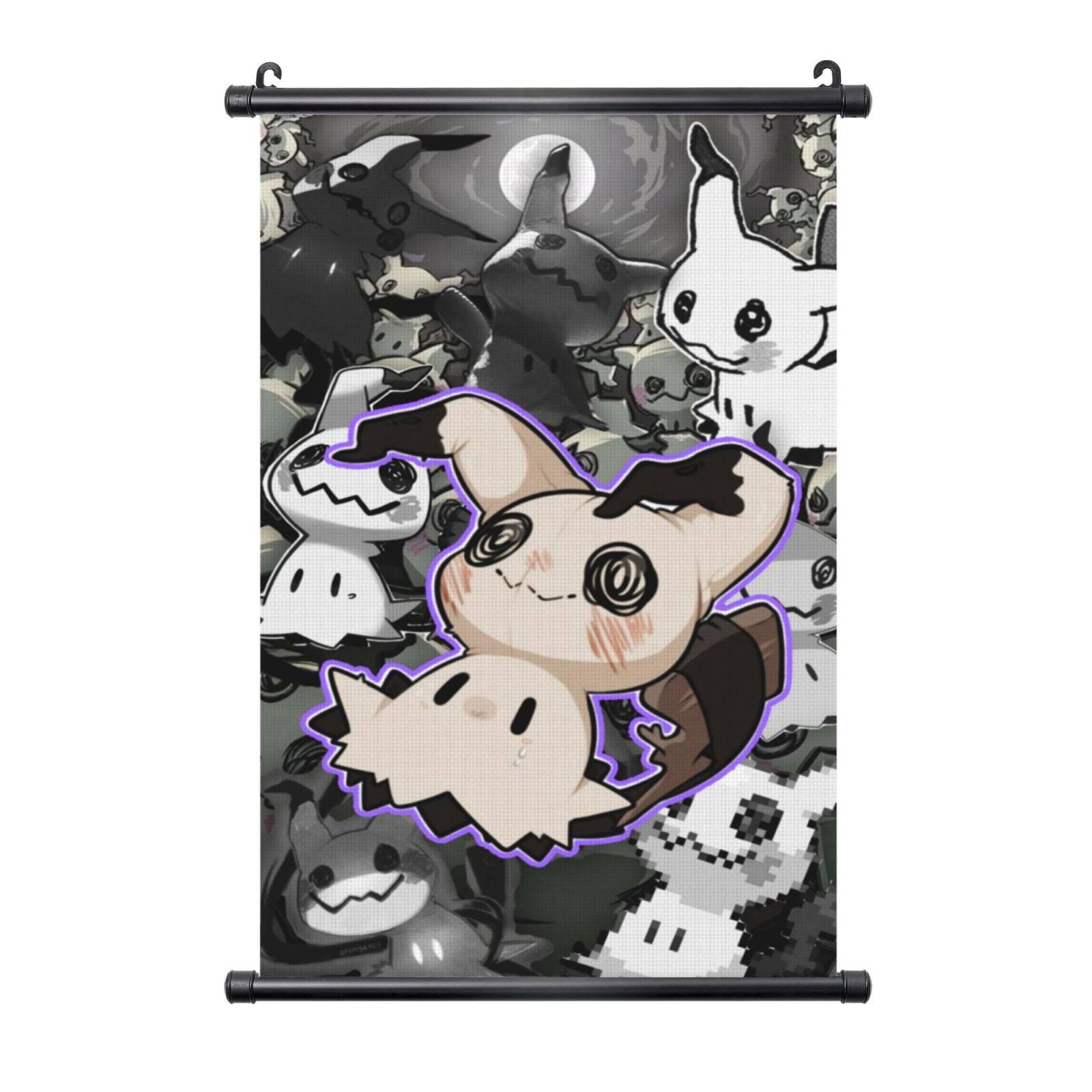 Mimikyu Hanging Poster Prints Canvas PVC Scroll Shaft Wall Art Painting ...