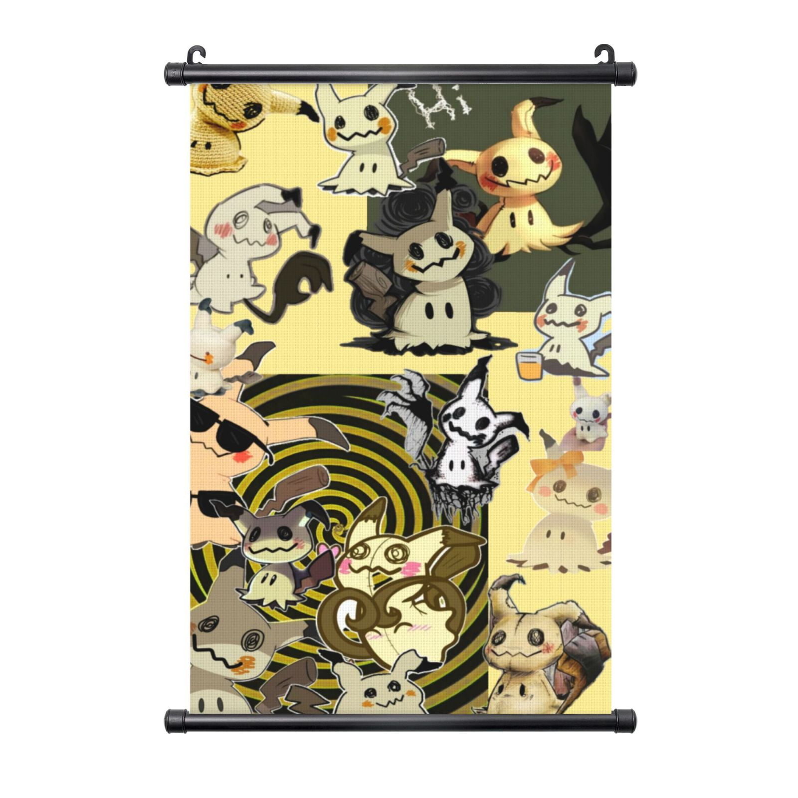 Mimikyu Hanging Poster Prints Canvas PVC Scroll Shaft Wall Art Painting ...