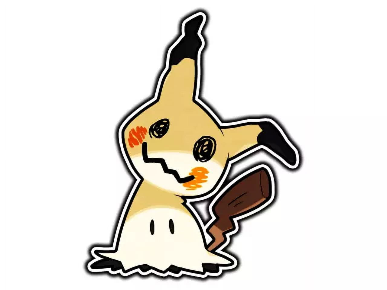 Mimikyu Waterproof Sticker Phone Decal Water Bottle Stickers Car Decals ...