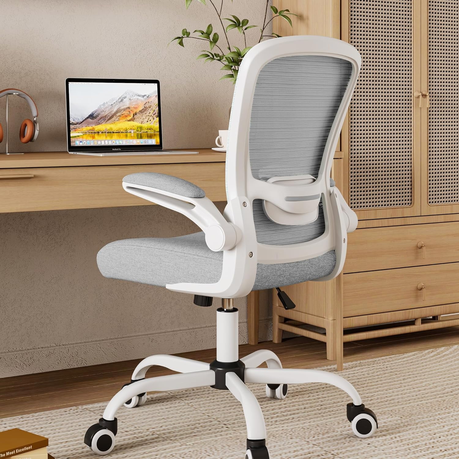 Mimoglad Home Office Chair, High Back Desk Chair, Ergonomic Mesh ...