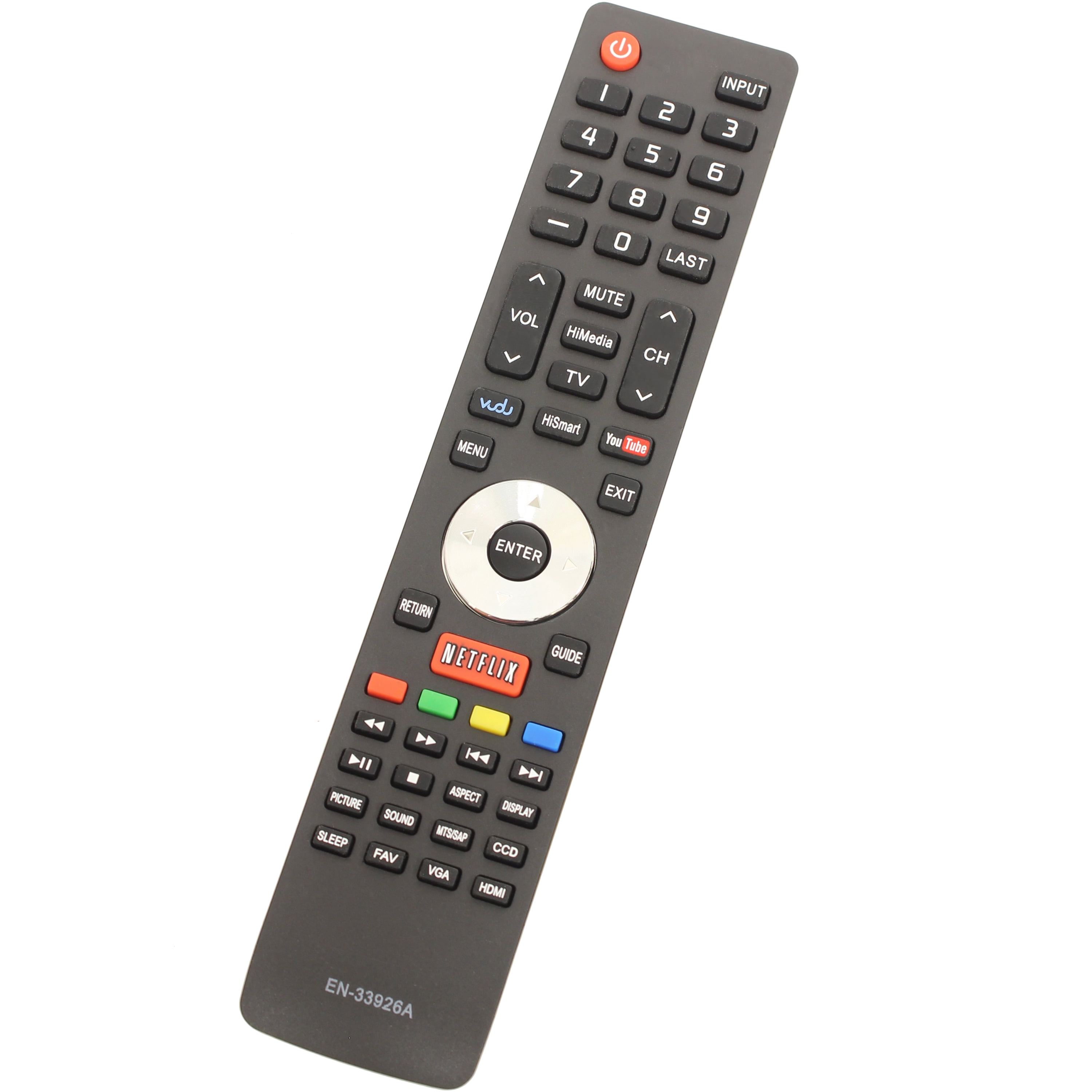 Mimotron Generic EN-33926A Remote Control for Hisense Smart TVs 32H5B ...