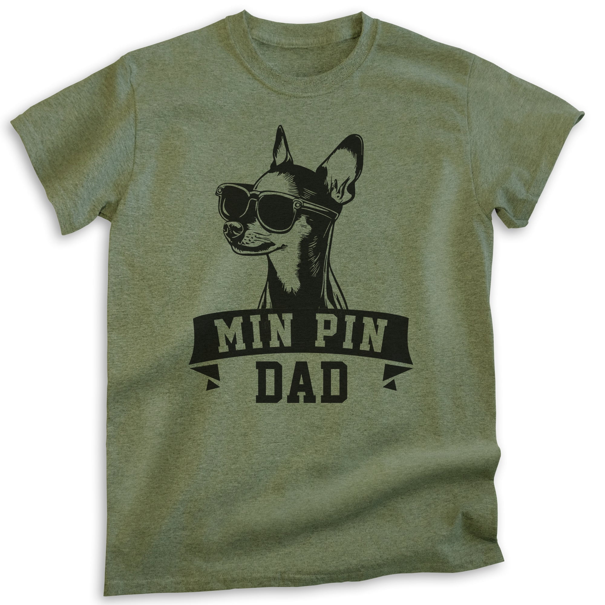 Min Pin Dad, Unisex Men's Shirt, Miniature Pinscher, Min Pin Owner ...