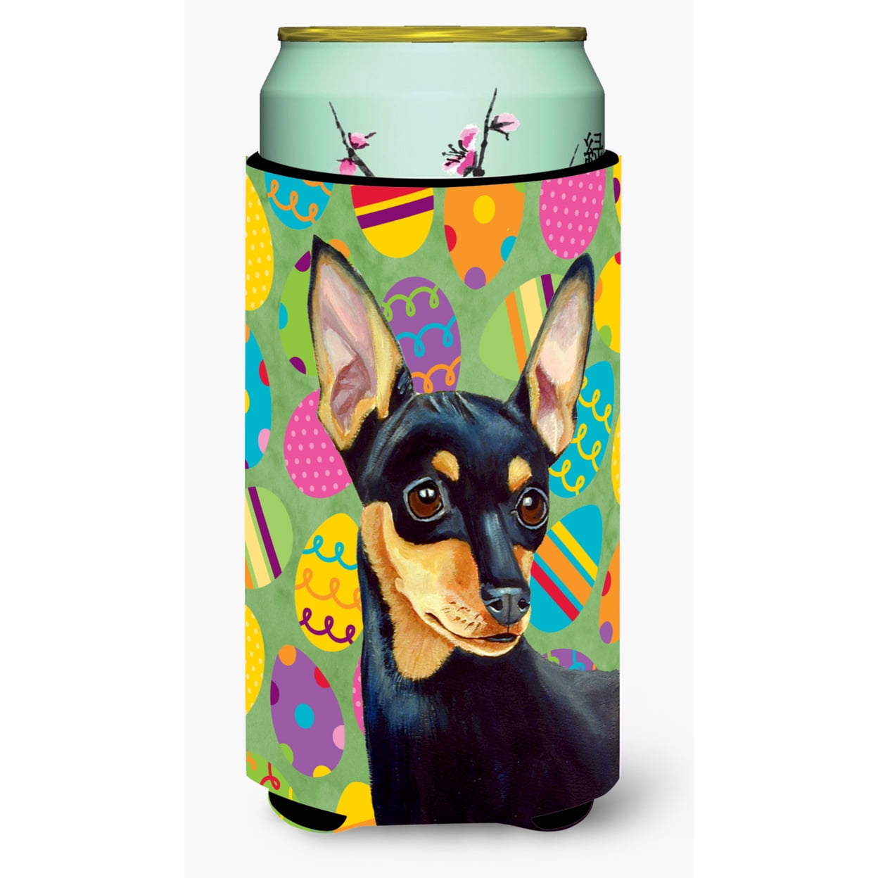 Min Pin Easter Eggtravaganza Tall Boy Hugger - Walmart.com