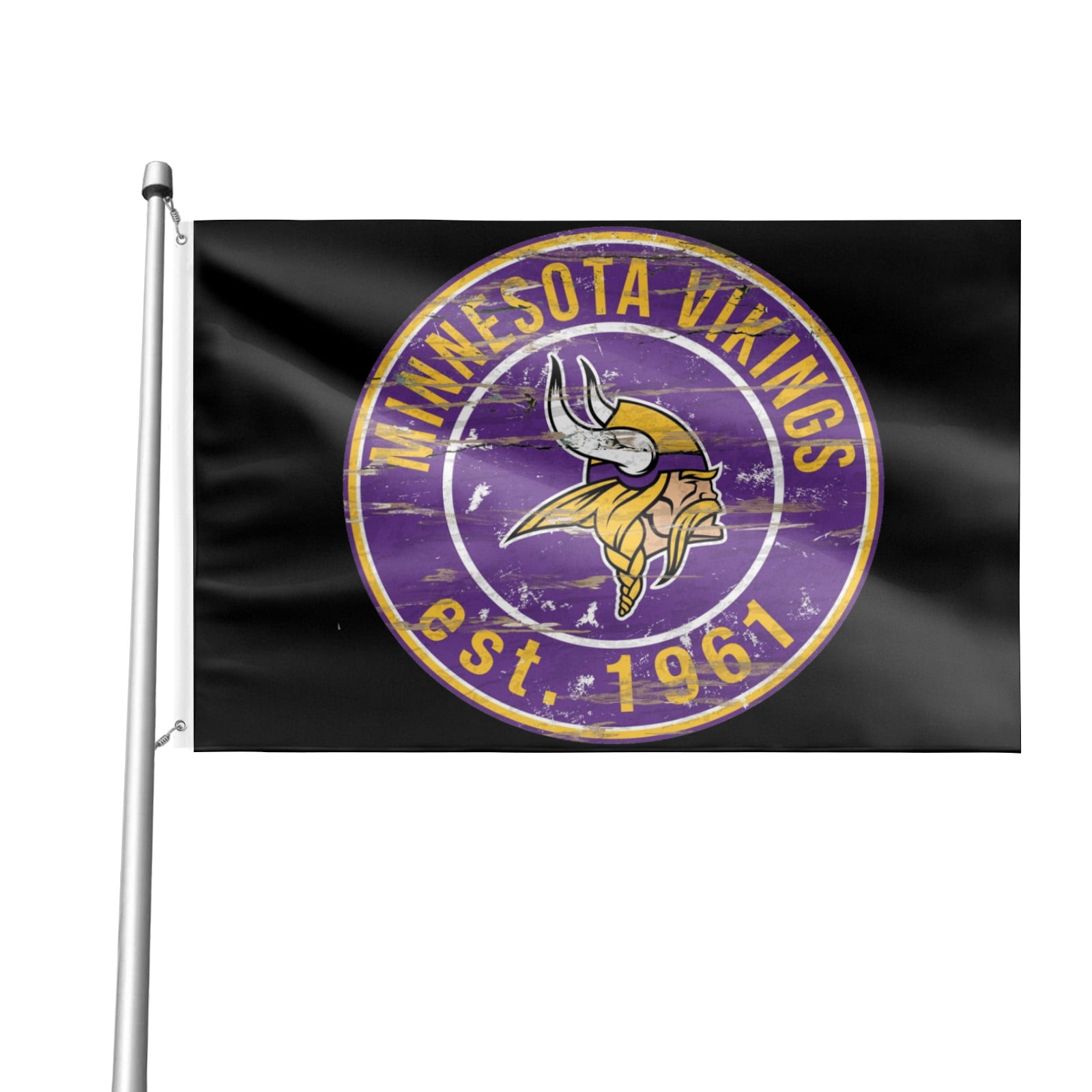 Min_nesota_Vikings double-sided3x5foot flag background hanging outdoor flag party supplies ...