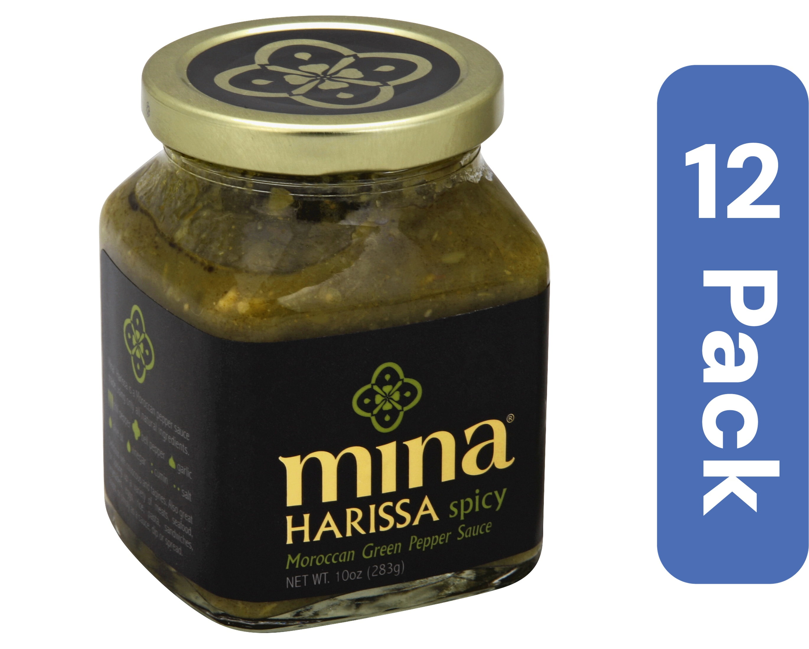 Mina Green Harissa Sauce 10 oz (Pack Of 12) - Walmart.com