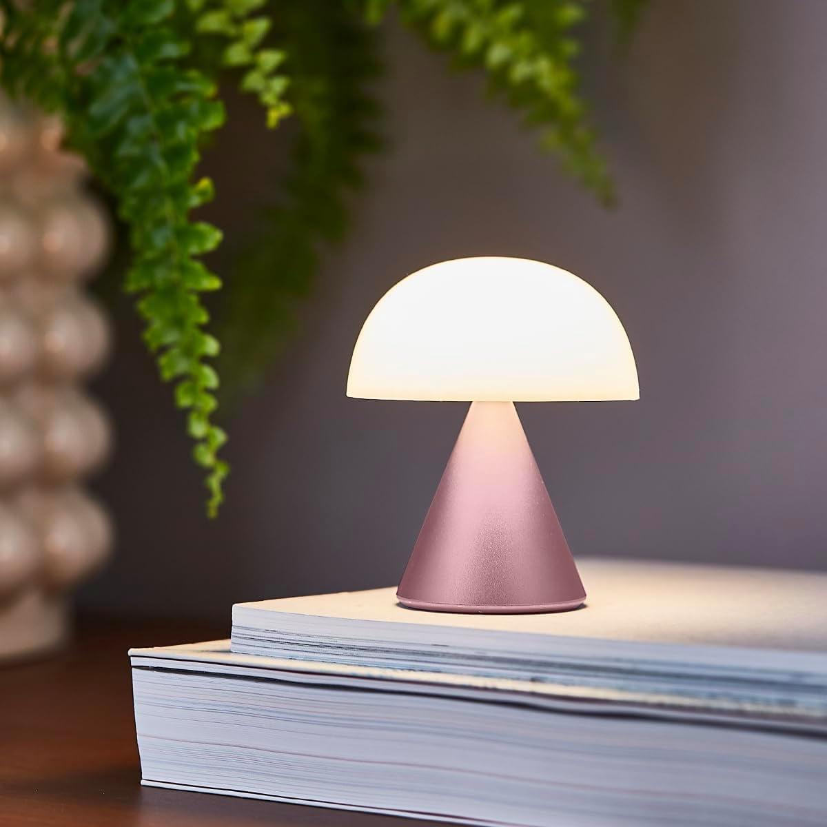 Mina M Mushroom Lamp - Portable Bedside Light for Bedrooms, Kids ...