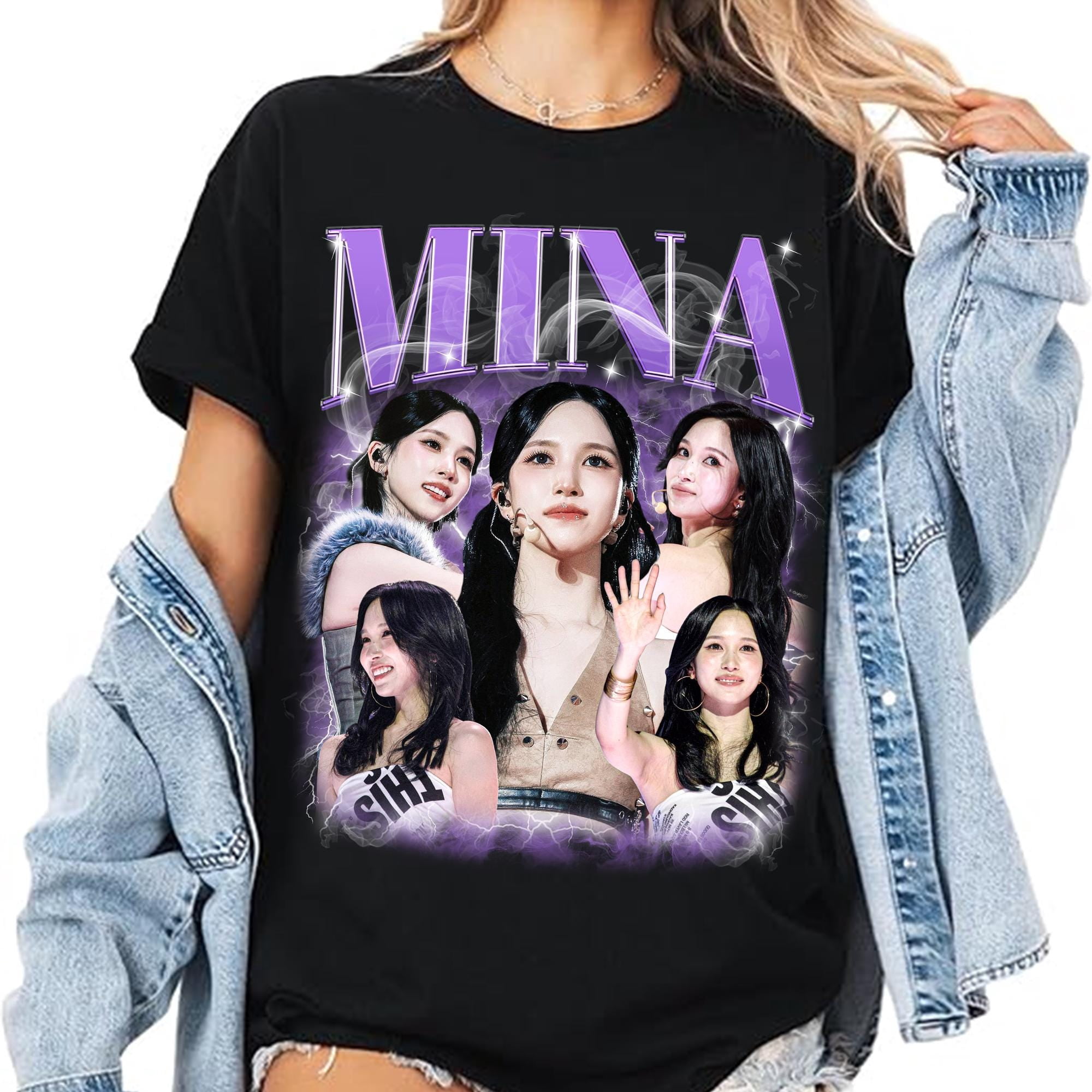 Mina Twice Kpop Graphics T-shirt, Twice This Is For World Tour in US ...