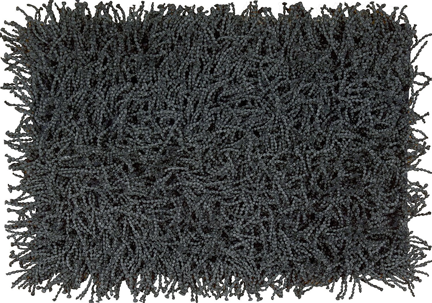 Mina Victory Fugga Shag Steel Blue Throw Rug - Walmart.com