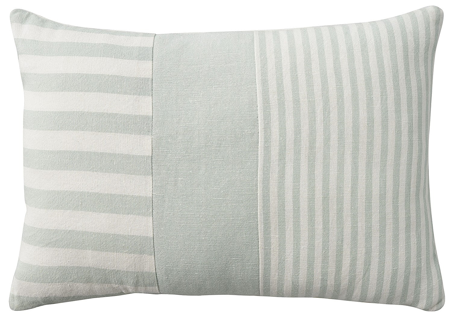 Mina Victory Lifestyle Stonewash Stripes Indoor Throw Pillow Sage 14" x ...