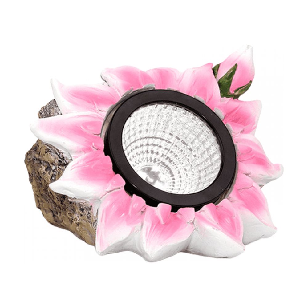 Minadi Solar Garden Rock Lights Outdoor - LED Solar Spotlight with ...