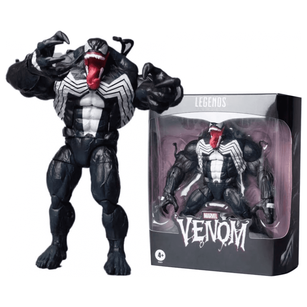 Minadi Venom Action Figure, 7-Inch Movable PVC Figurine, Marvel Movie ...