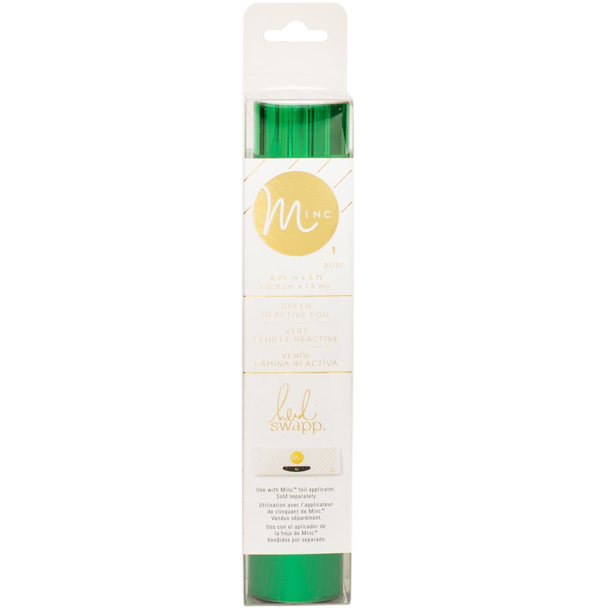 Minc Reactive Foil 6"X5' Roll-Green, Pk 3, Heidi Swapp - Walmart.com